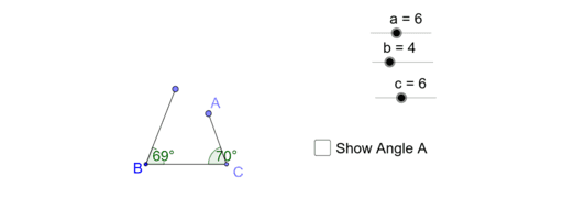 Problem 5: Triangle Explorer – GeoGebra