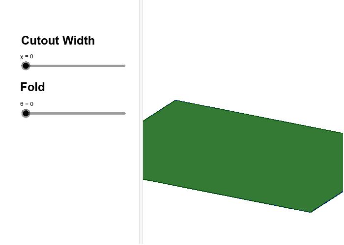 Open Top Box Visualization – GeoGebra