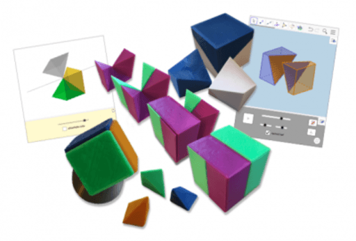 Dissecting a cube into equal parts – GeoGebra