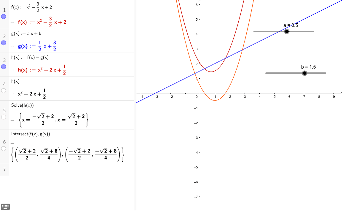 Tutorial 3 – GeoGebra