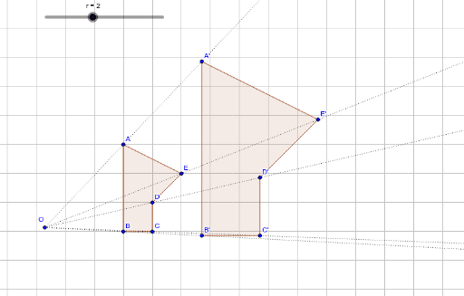 Dilation Exploration – GeoGebra