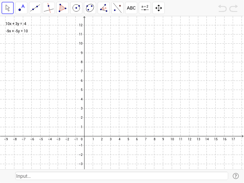System of Equations – GeoGebra