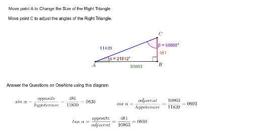 Trigonometric Ratios – GeoGebra