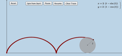 Cycloid Animation! – GeoGebra