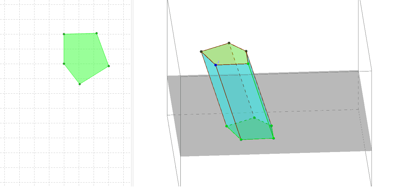 PRISMAS OBLICUOS – GeoGebra