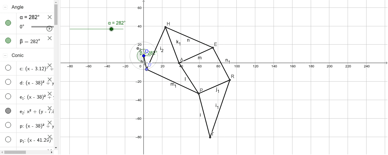 Theo Jansen mechanism – GeoGebra