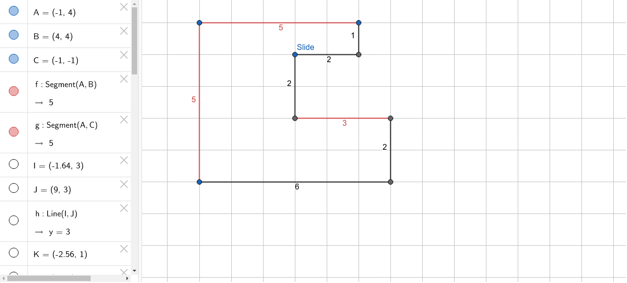 Perimeter problem – GeoGebra