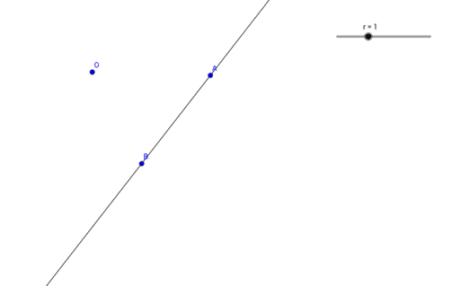 Dilating a line – GeoGebra