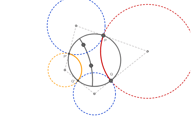 Endpoints of a geodesic – GeoGebra