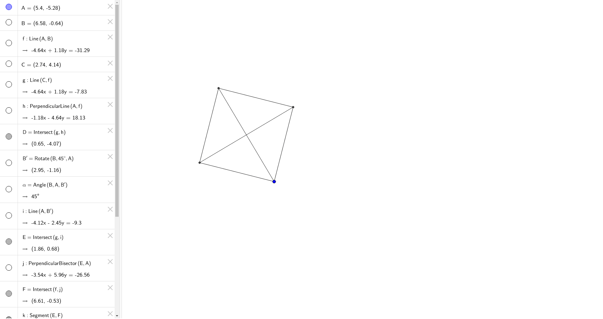 Movable Square – GeoGebra