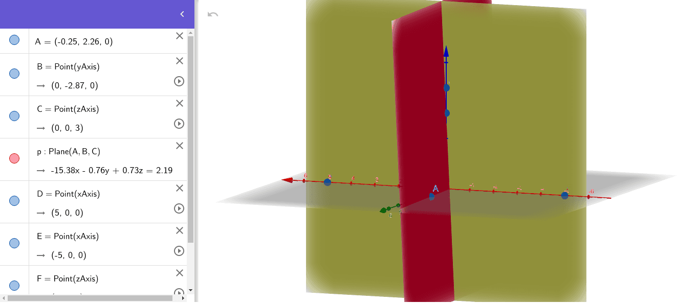 Octantes – GeoGebra