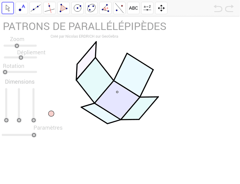 Net for a Rectangular Prism – GeoGebra