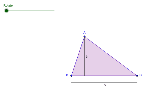 Triangle Area Demonstration – GeoGebra