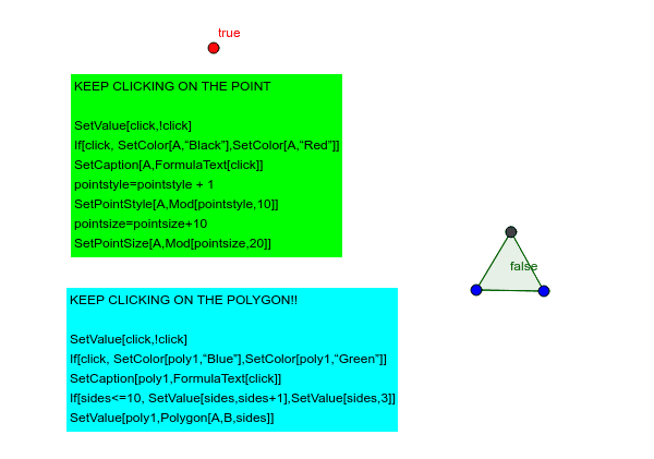 Scripting Functionality – GeoGebra