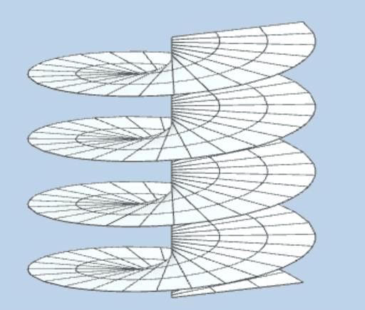 Helicoide reglado – GeoGebra