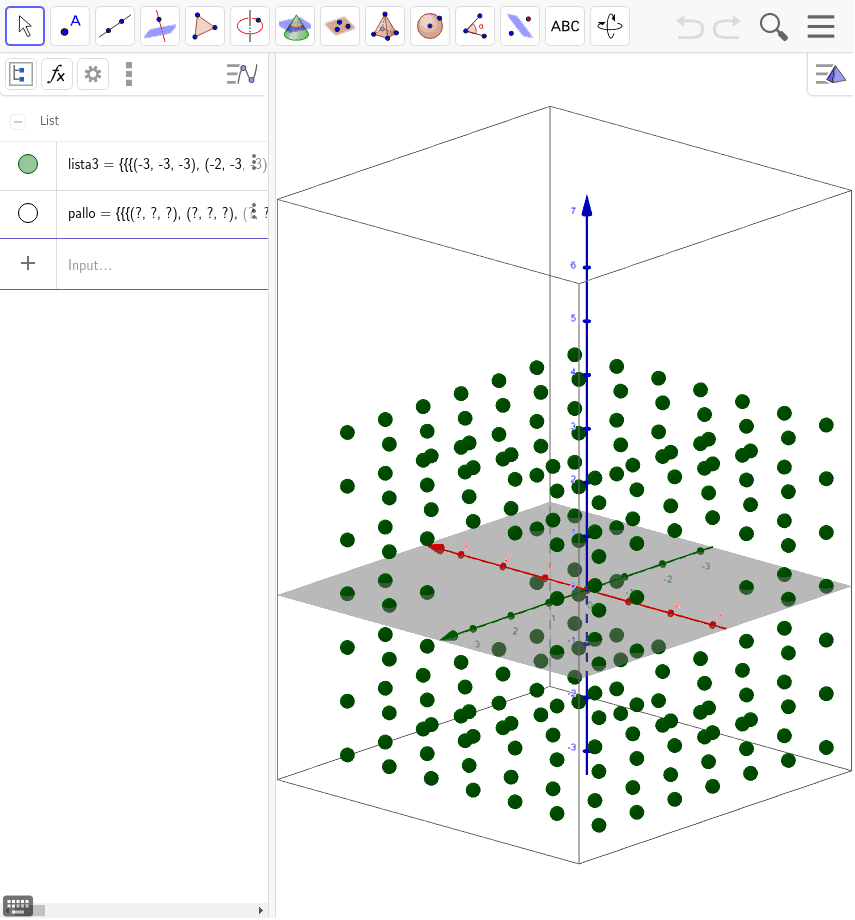 holes in a cube – GeoGebra