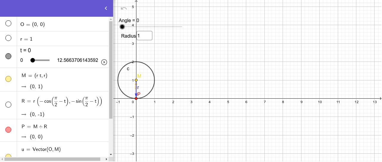 Cycloid – GeoGebra