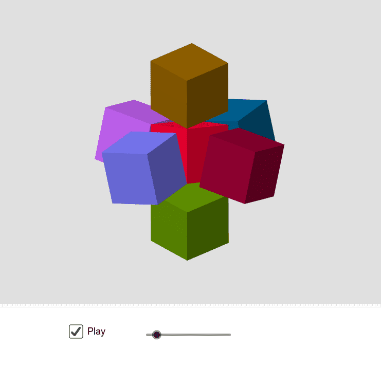 Cubes animation – GeoGebra
