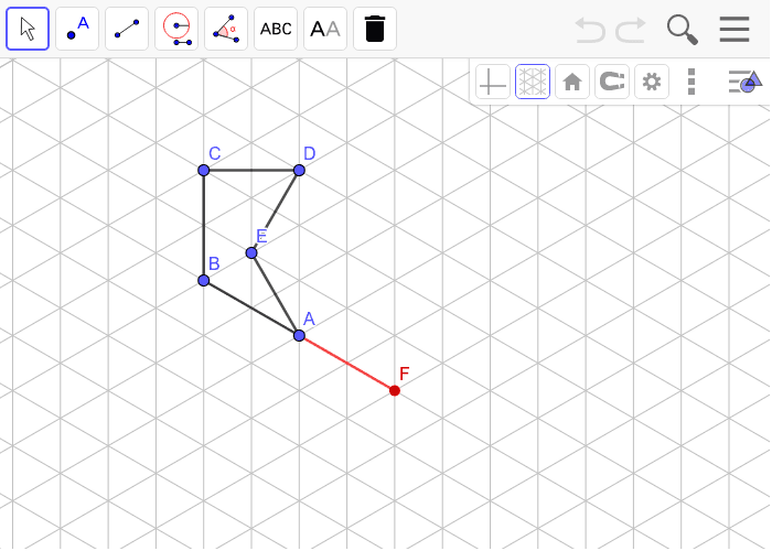 Geometry Unit 1 adapted from Lesson 14 Practice Problem #5B – GeoGebra