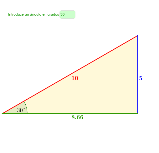 Razones Trigonométricas En Un Triángulo Rectángulo Geogebra