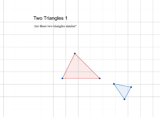 two triangles 1 – GeoGebra