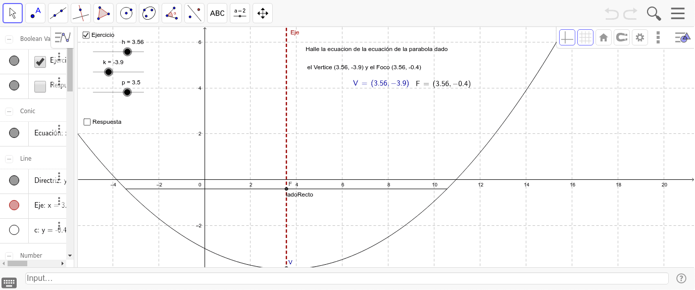 Parabola – GeoGebra