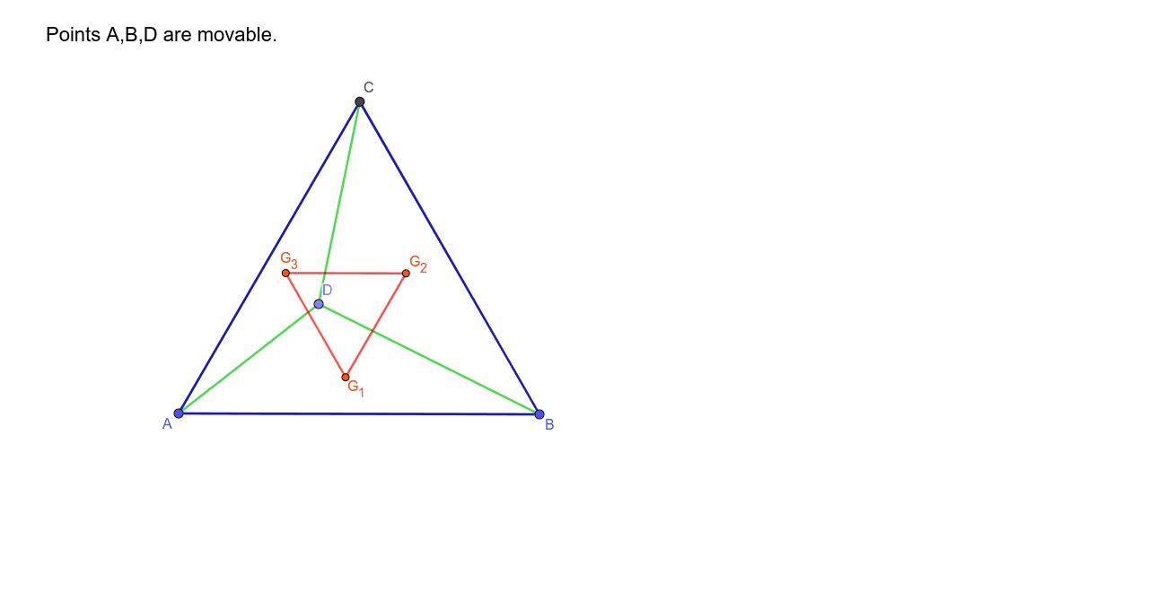 Equilateral triangle inside an equilateral triangle – GeoGebra
