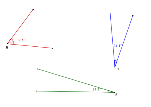 Complementary Angles Practice – GeoGebra