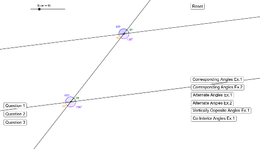 SSS4 - Angles on Parallel Lines Task – GeoGebra
