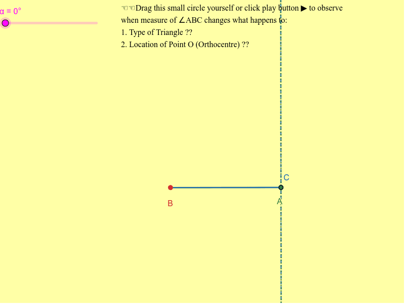 Orthocentre (With Slider) – GeoGebra