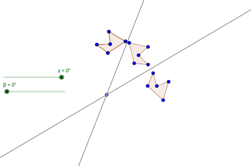 Double reflection over intersecting lines – GeoGebra