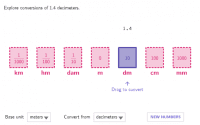 Exploring Metric Unit Conversions – GeoGebra