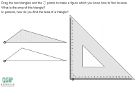 Exploring the Area of a Triangle – GeoGebra