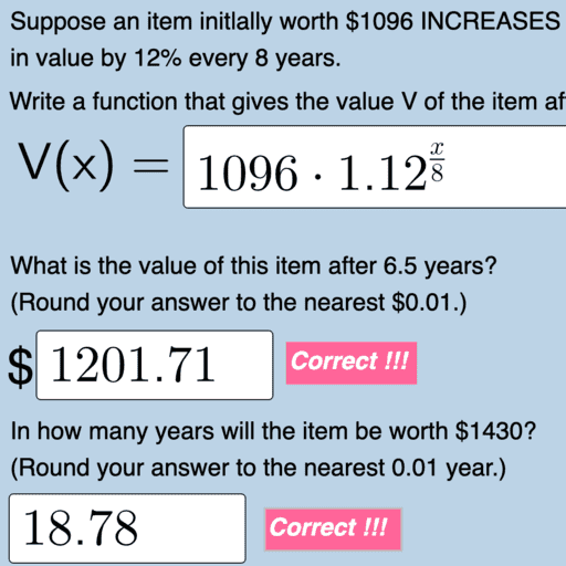 Exponential Growth and Decay: Modeling and Analyzing Graphically – GeoGebra