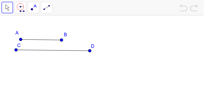 Segments and Angle Constructions – GeoGebra
