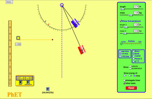 Pendulum Lab – GeoGebra