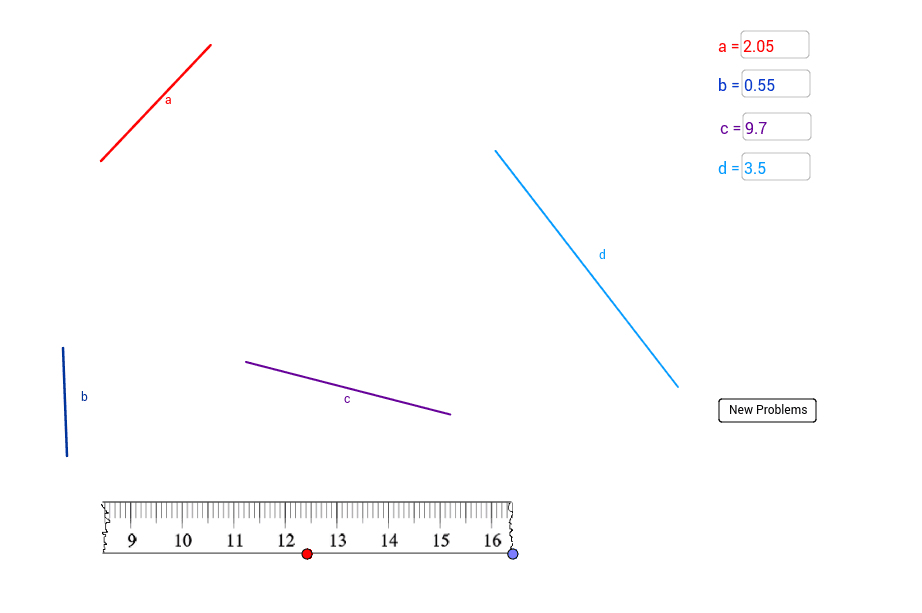 Broken Centimeter Ruler – GeoGebra