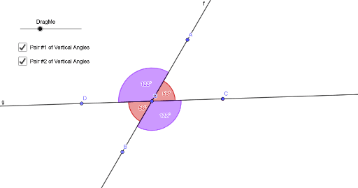 Vertical Angles Lesson – GeoGebra