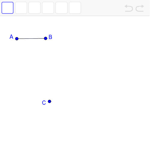 Copy a Segment Construction – GeoGebra