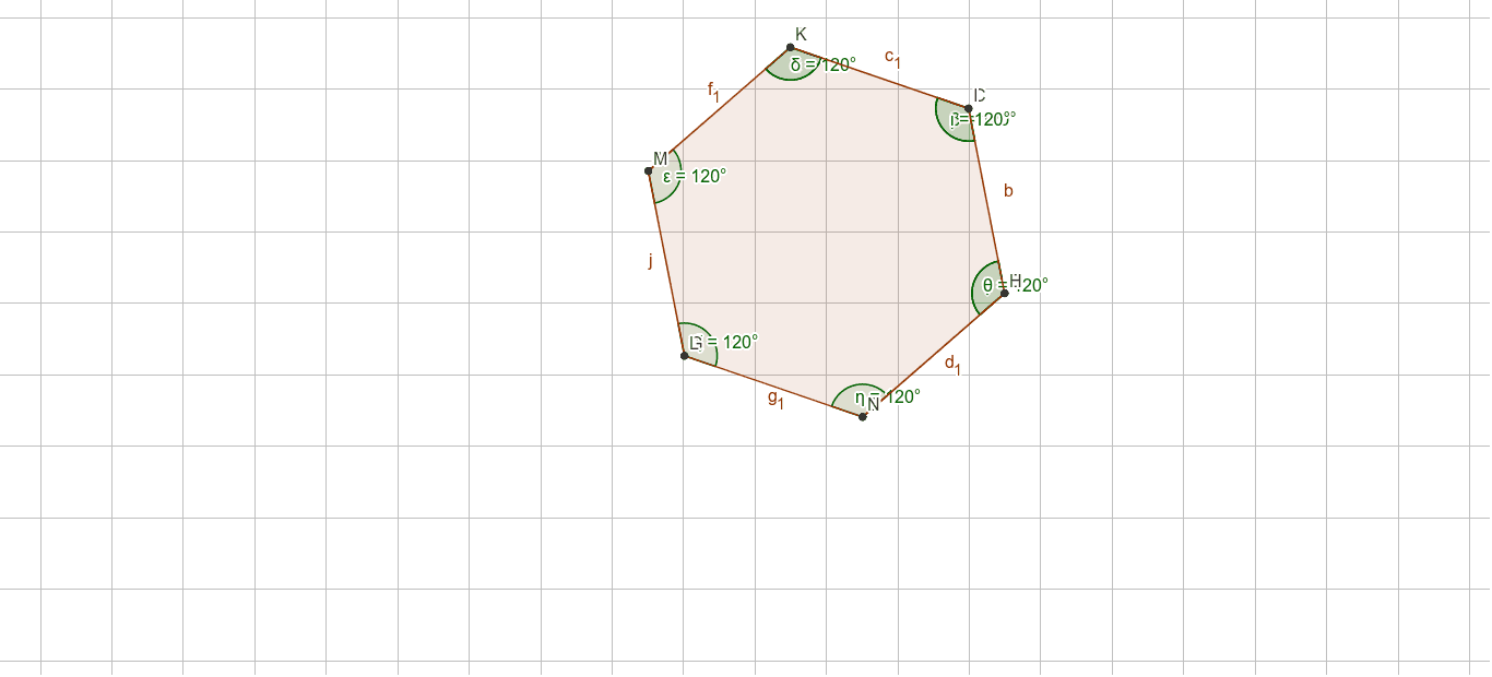 hexagon construction – GeoGebra