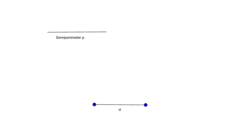 Rectangle with a given perimeter and a diagonal -– “try and change” – GeoGebra