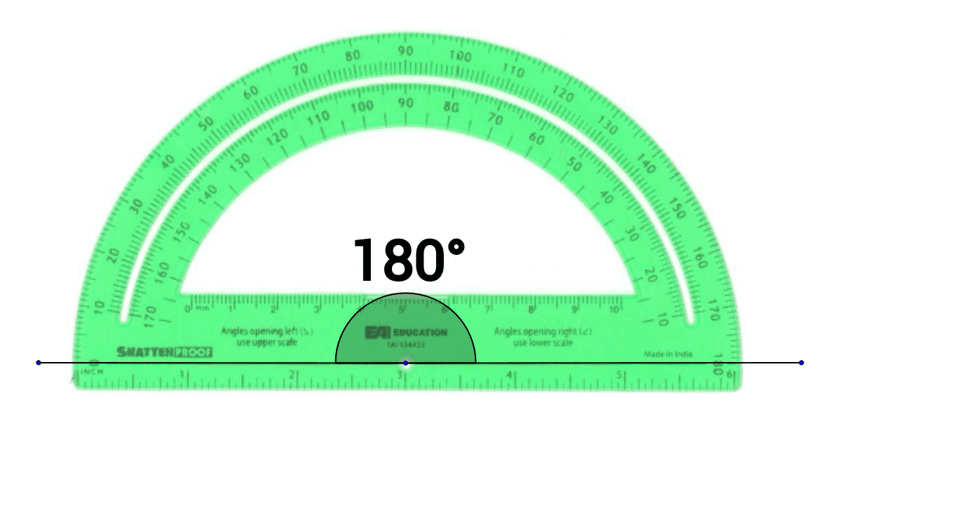Protractor Angle Demo – GeoGebra