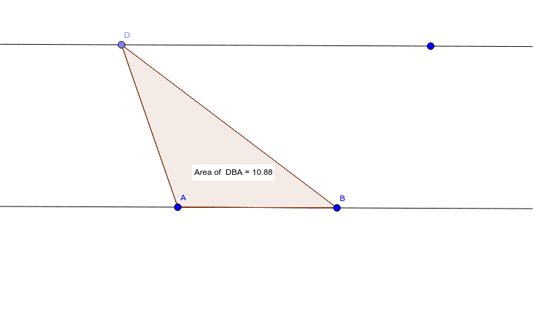 Area of a triangle – GeoGebra