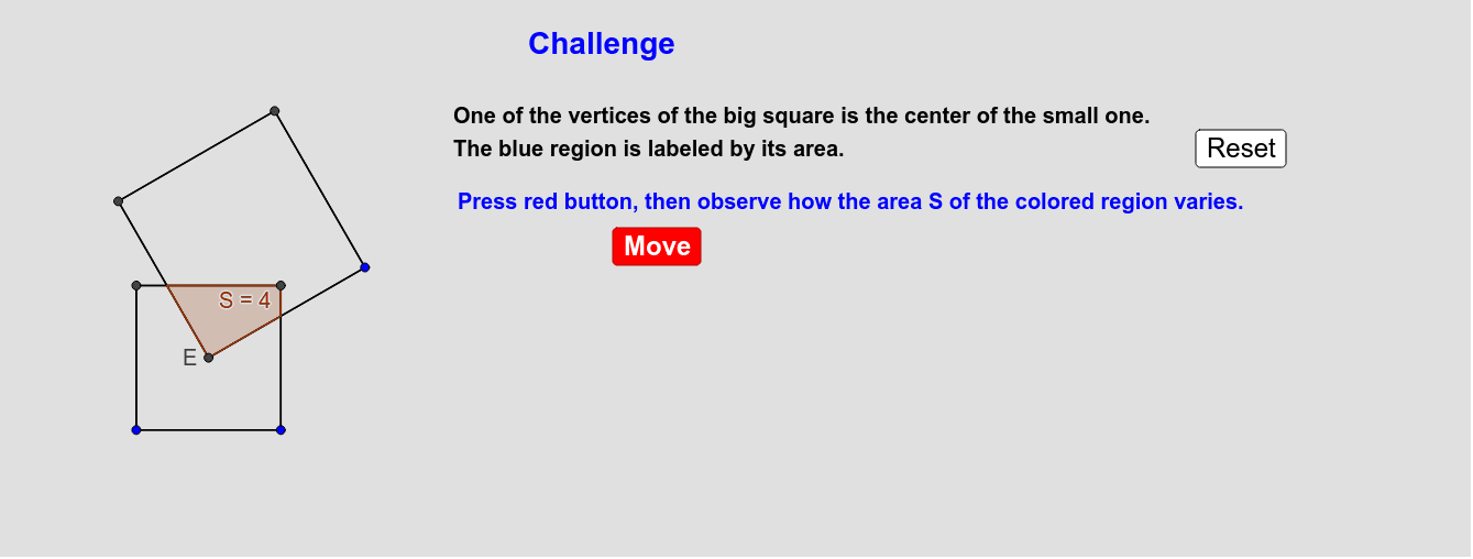 Intersection of 2 squares – GeoGebra