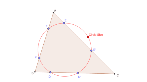 Circle-Triangle Six Point Intersection Theorem – GeoGebra