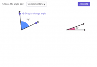 Complementary and Supplementary Angles – GeoGebra