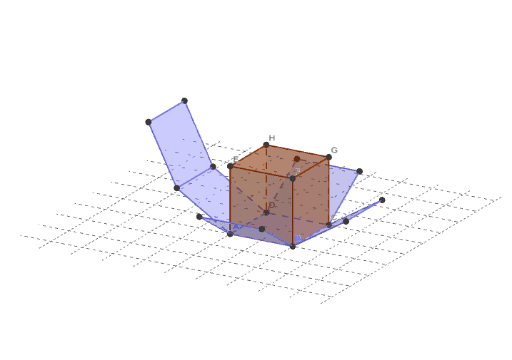 Classic net of the cube – GeoGebra