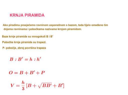 Krnja piramida – GeoGebra