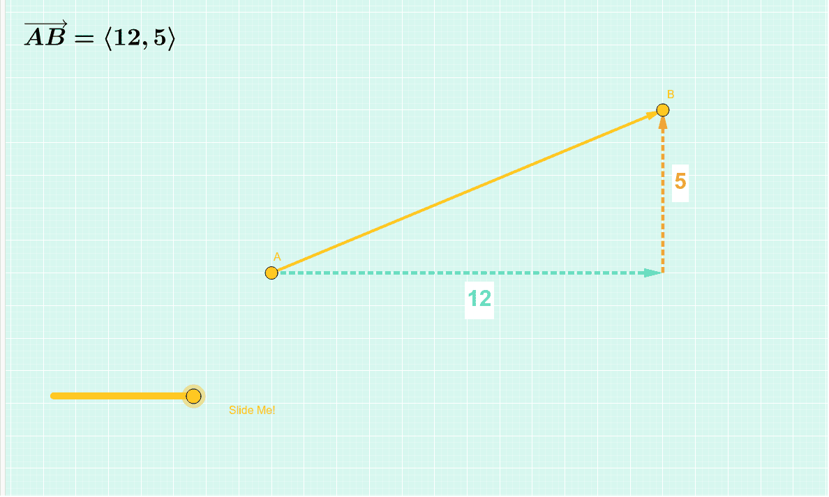 Vectors: Example 3 – GeoGebra