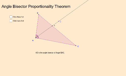 Activity #11: Angle Bisector Proportionality Theorem – GeoGebra